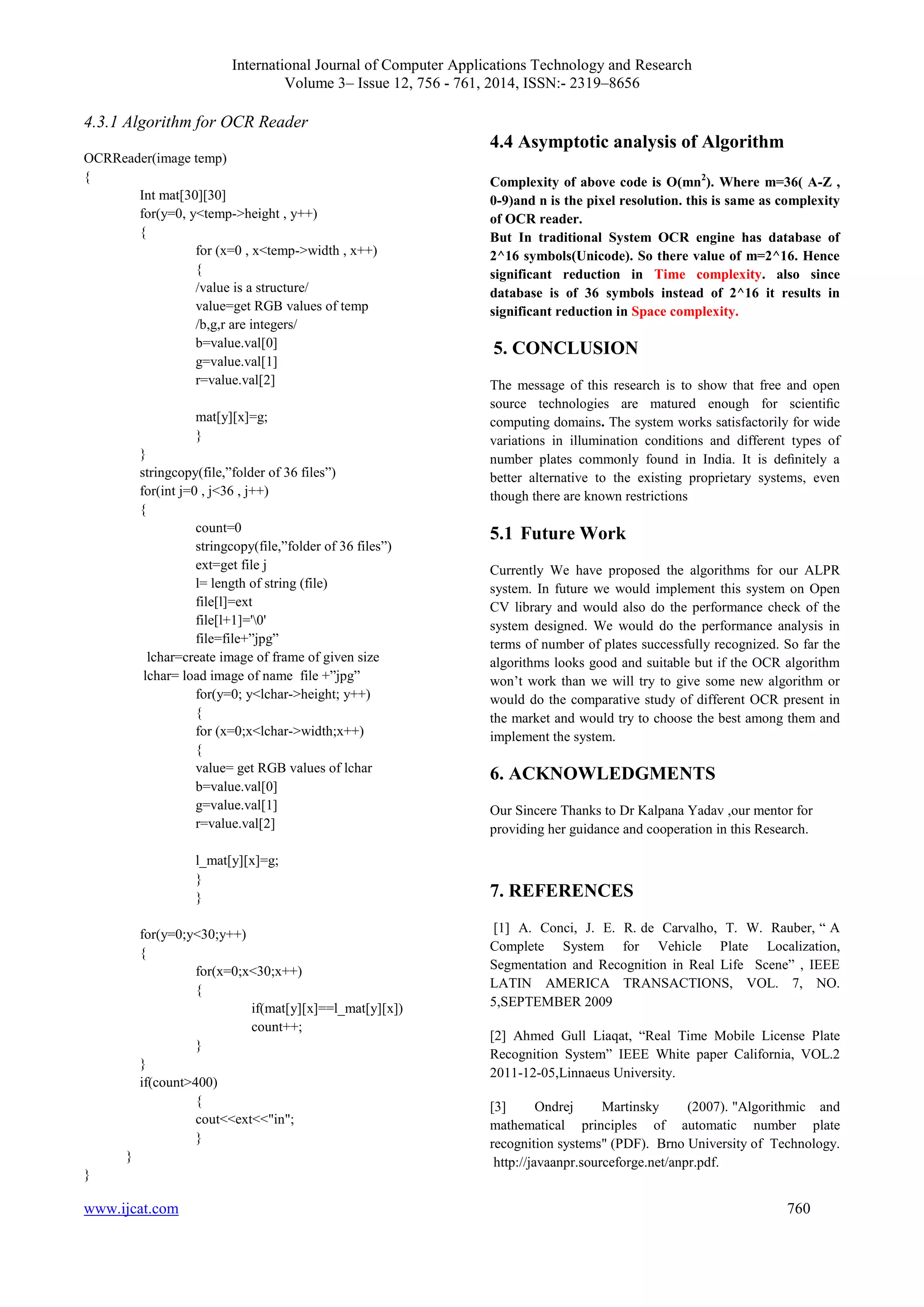 Automatic License Plate Recognition using OpenCV | PDF | Programming ...