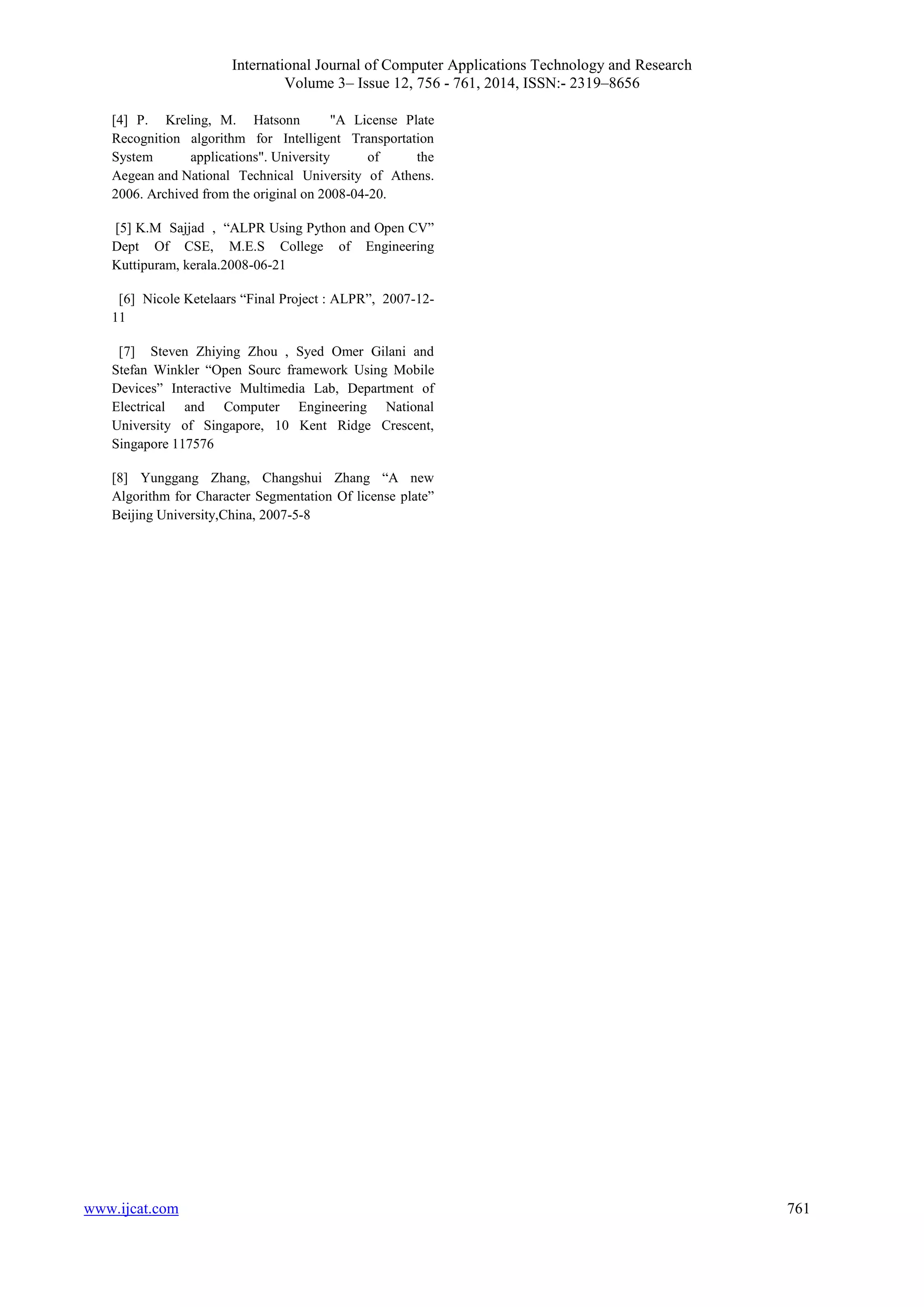 Automatic License Plate Recognition using OpenCV | PDF | Programming ...