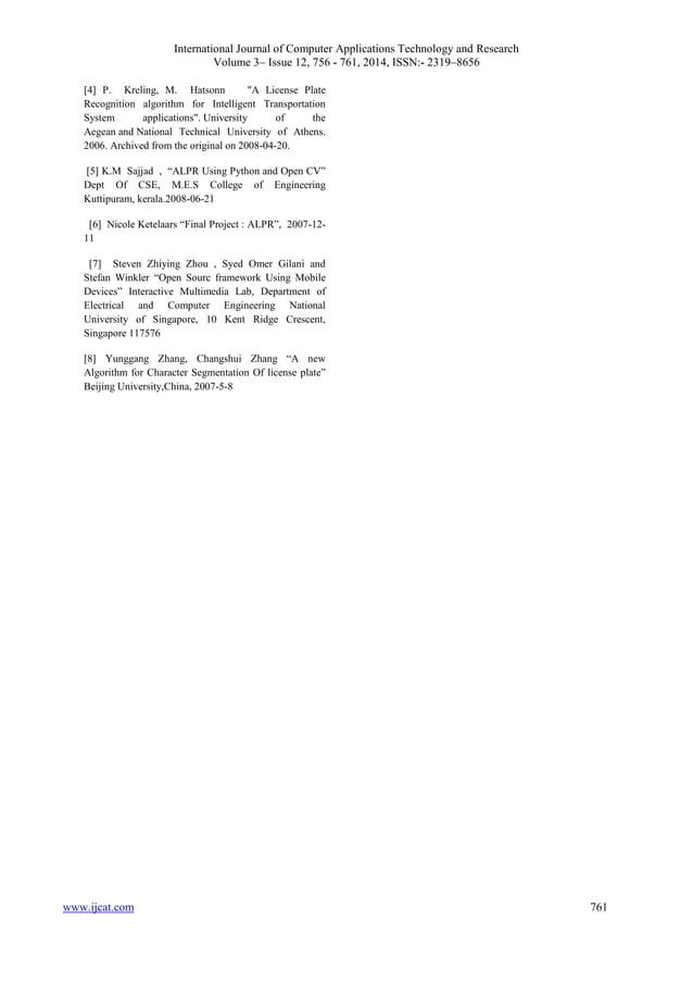 Automatic License Plate Recognition using OpenCV | PDF | Programming ...