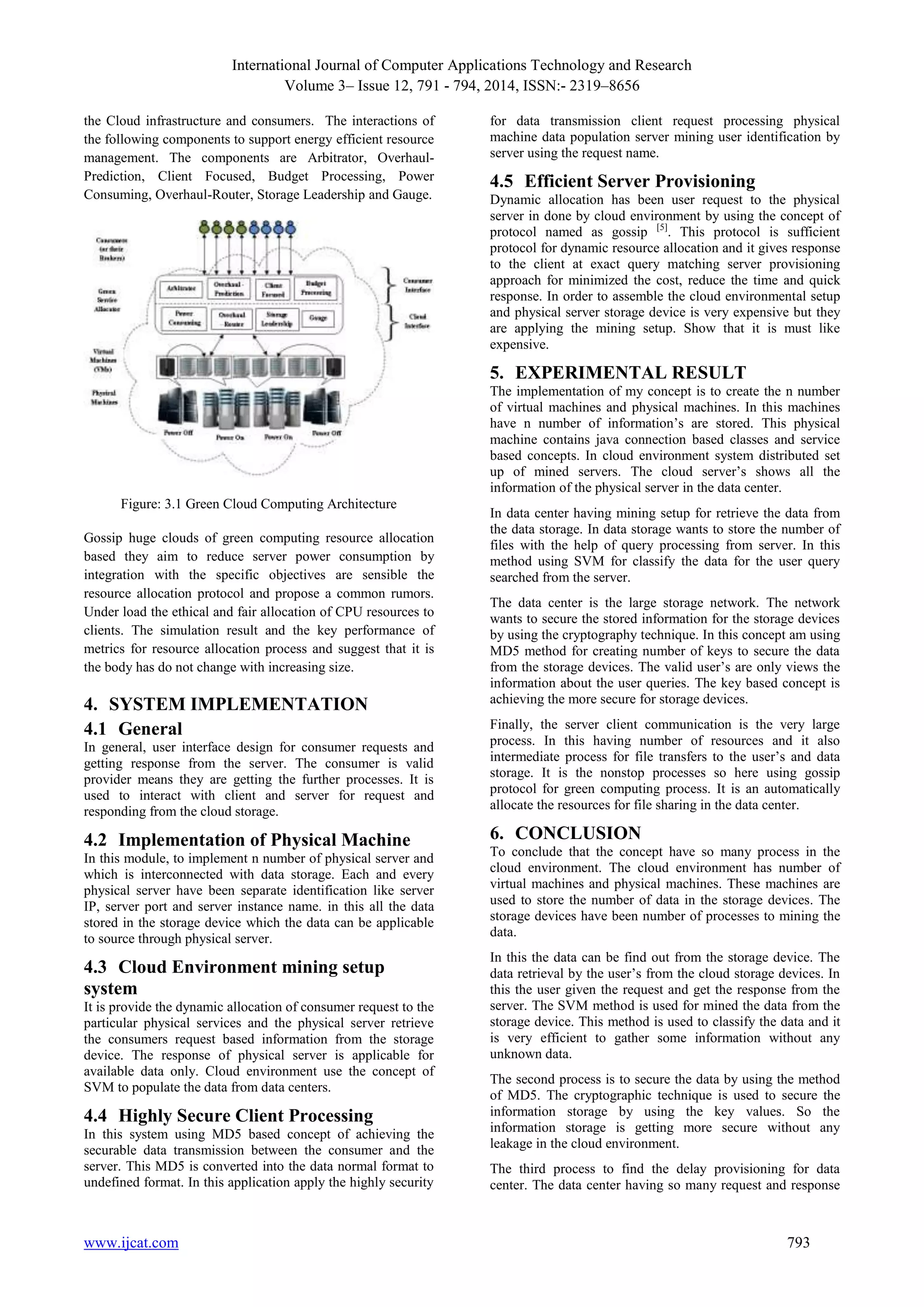 Dynamic Resource Provisioning with Authentication in Distributed Database | PDF | Cloud ...