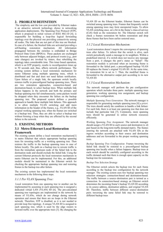 Local Restoration in Metro Ethernet Networks for Multiple Link Failures | PDF