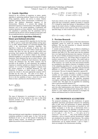 Proposing a scheduling algorithm to balance the time and cost using a genetic algorithm | PDF