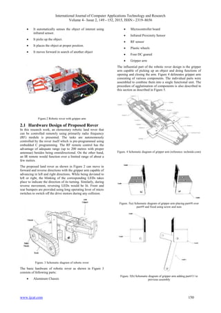 Design and Analysis of Robotic Rover with Gripper Arm using Embedded C ...
