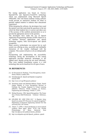 Assistive Examination System for Visually Impaired | PDF