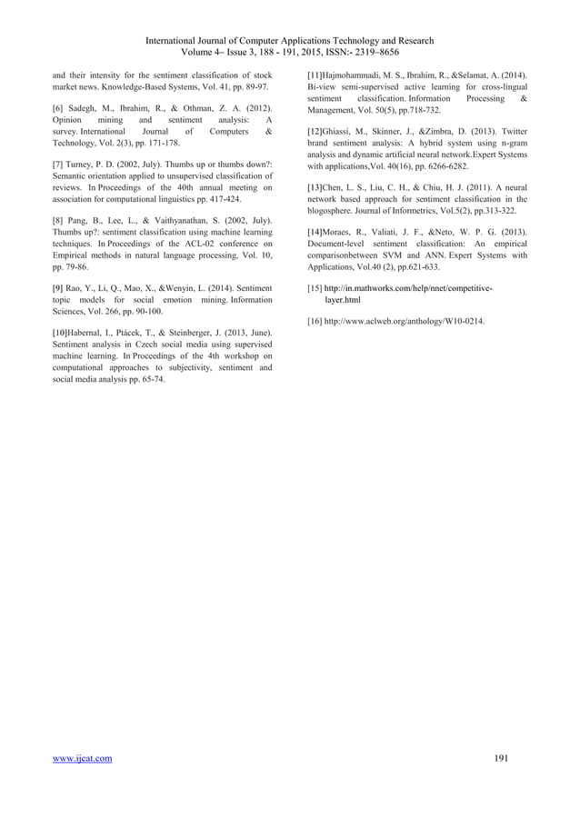 Neural Network Based Context Sensitive Sentiment Analysis | PDF