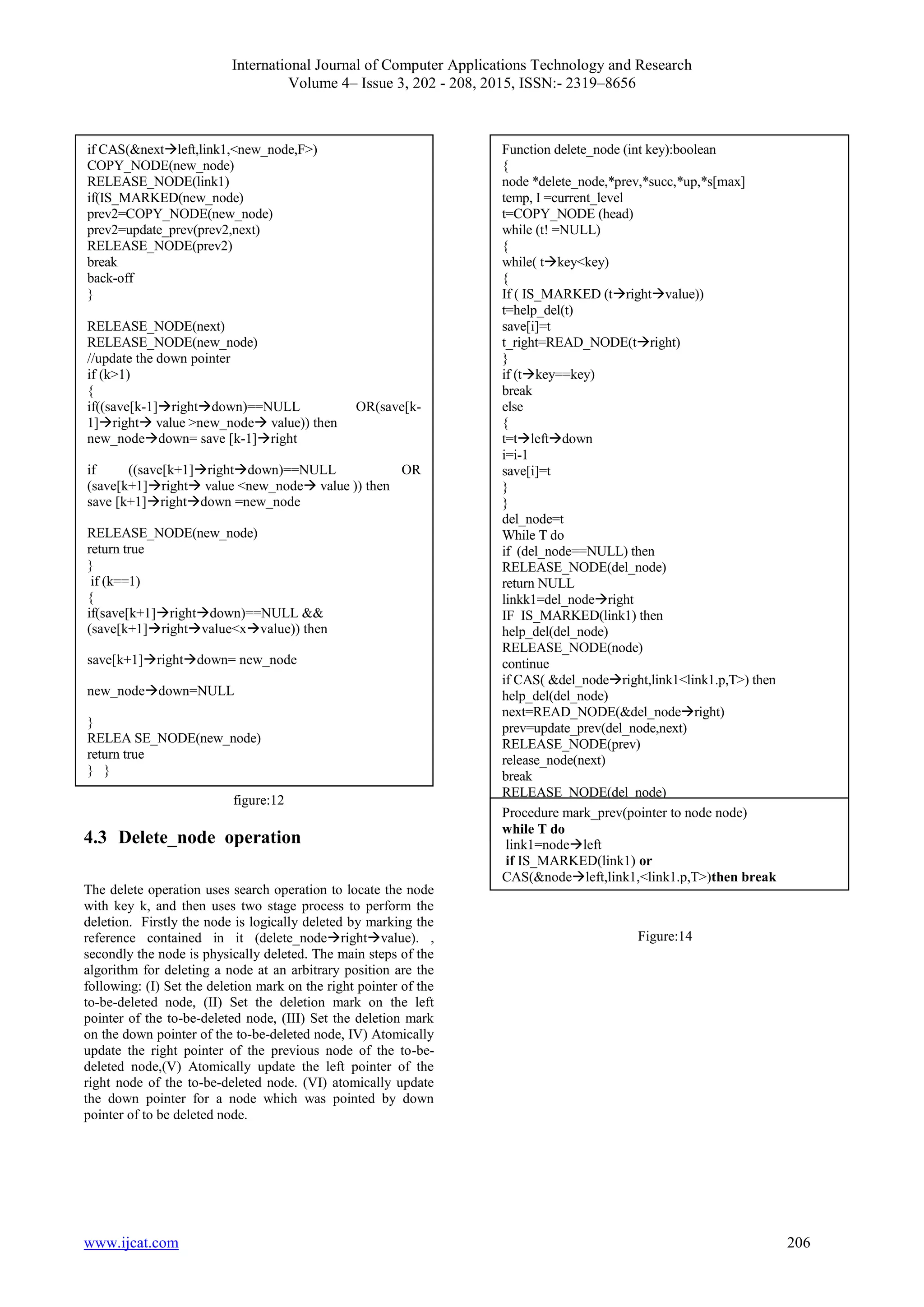Efficient & Lock-Free Modified Skip List in Concurrent Environment | PDF