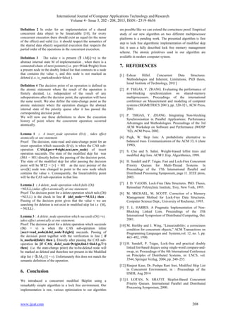 Efficient & Lock-Free Modified Skip List in Concurrent Environment | PDF