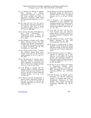 A Survey of File Replication Techniques In Grid Systems | PDF