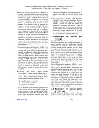 A Survey of File Replication Techniques In Grid Systems | PDF