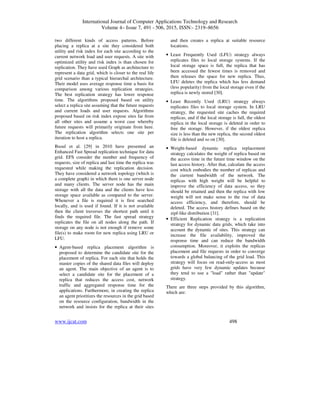 A Survey of File Replication Techniques In Grid Systems | PDF