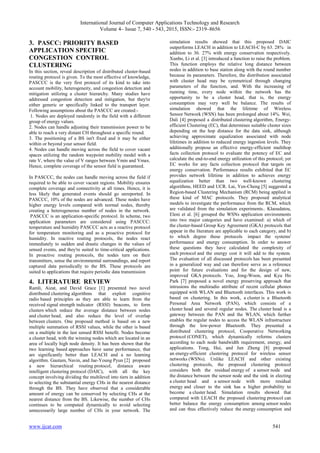 Congestion Control Clustering a Review Paper | PDF
