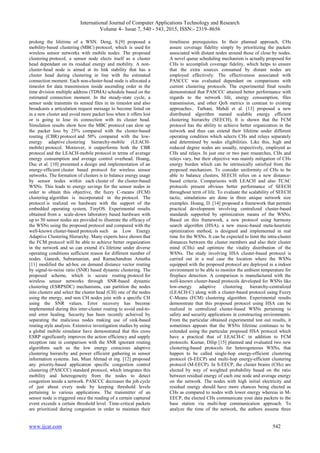 Congestion Control Clustering a Review Paper | PDF