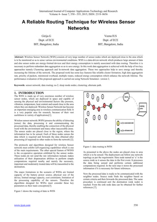 A Reliable Routing Technique for Wireless Sensor Networks | PDF