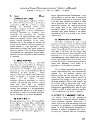 Evaluation of Iris Recognition System on Multiple Feature Extraction Algorithms and its ...