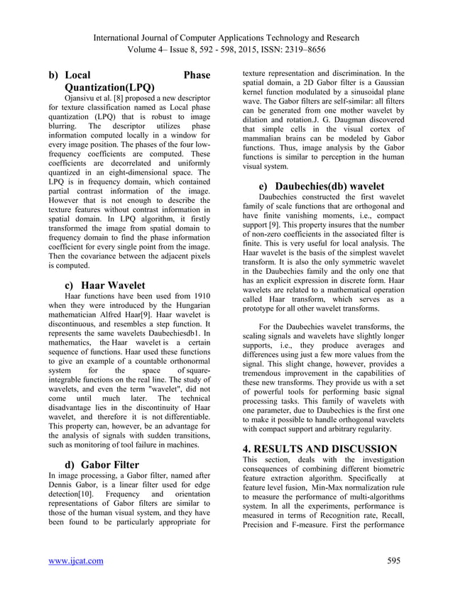 Evaluation Of Iris Recognition System On Multiple Feature Extraction