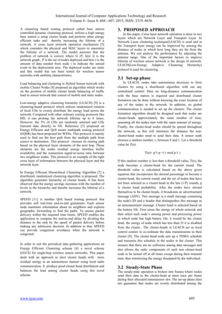 An Improved Energy Efficient Wireless Sensor Networks Through Clustering In Cross Layer Network ...