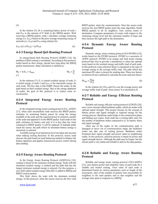 A Survey of Existing Mechanisms in Energy-Aware Routing In MANETs | PDF