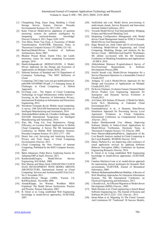 Model-Driven Architecture for Cloud Applications Development, A survey ...