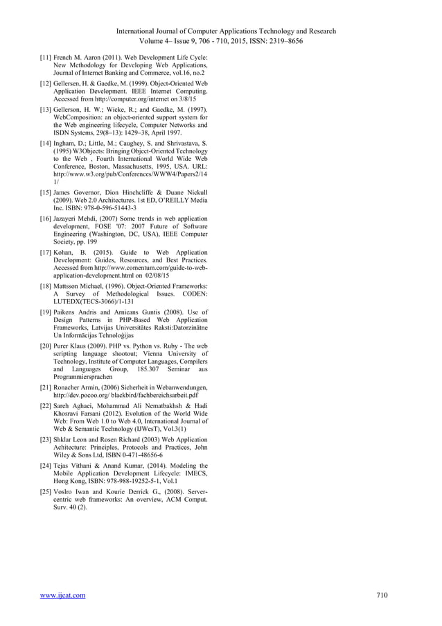 Impacts of Object Oriented Programming on Web Application Development | PDF