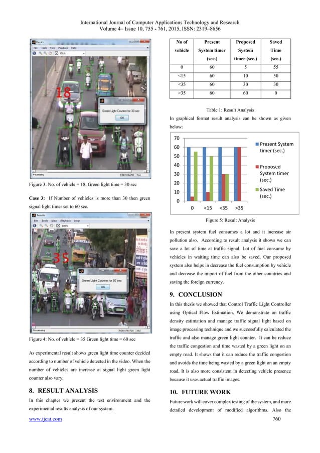 Traffic Light Controller System using Optical Flow Estimation | PDF