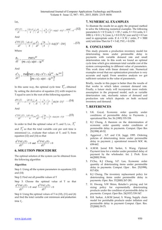 An Inventory Model with Variable Demand Rate for Deteriorating Items under Permissible Delay in ...