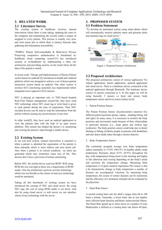 SPHMS : Smart Patient m-Healthcare Monitoring System with NFC and IOT | PDF