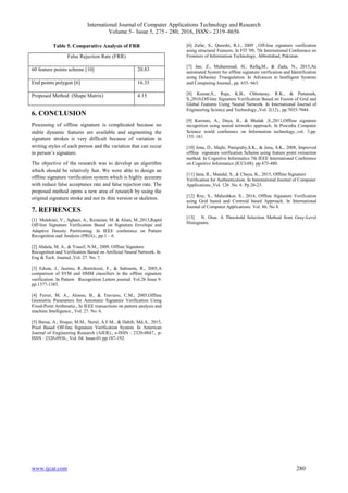 A Novel Automated Approach for Offline Signature Verification Based on Shape Matrix | PDF