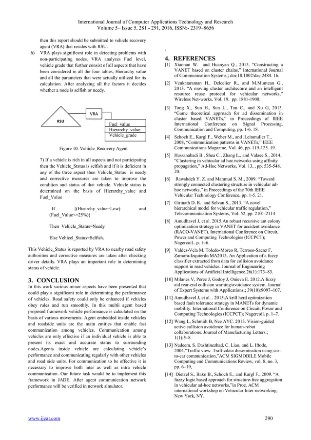 Multi Agent Based Framework For Traffic Monitoring In Vanet Pdf