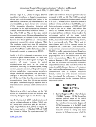 Simulative Performance Evaluation of a Free Space Optical Communication Link Operating at 1550 ...