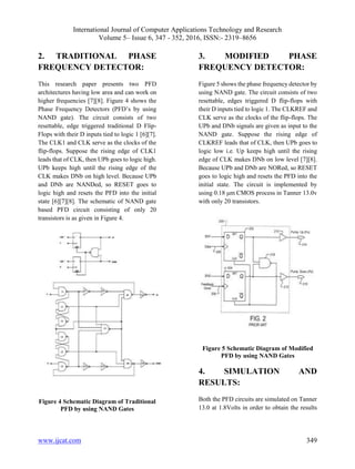 Design of High Speed Phase Frequency Detector in 0.18 μm CMOS Process for PLL Application | PDF