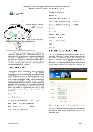 Fragmentation of Data in Large-Scale System For Ideal Performance and Security | PDF | Cloud ...