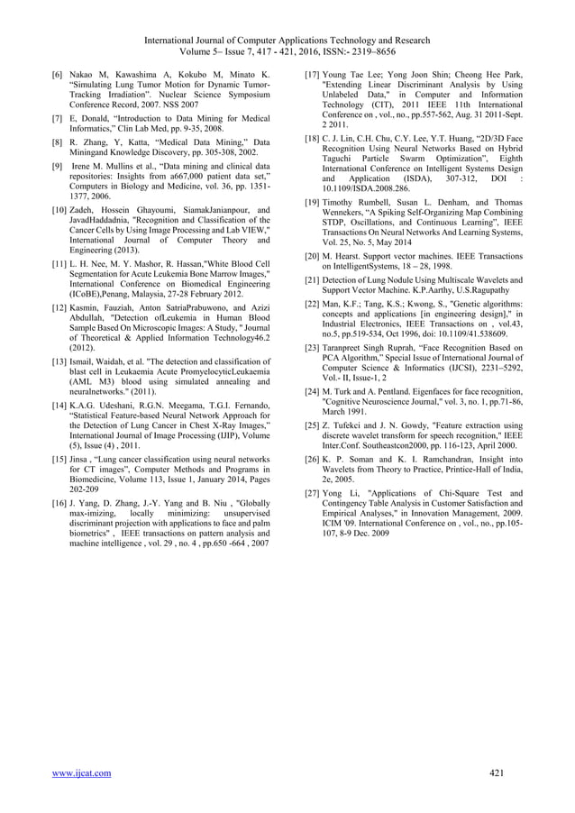 Development Of Computational Tool For Lung Cancer Prediction Using Data Mining Pdf Lung And