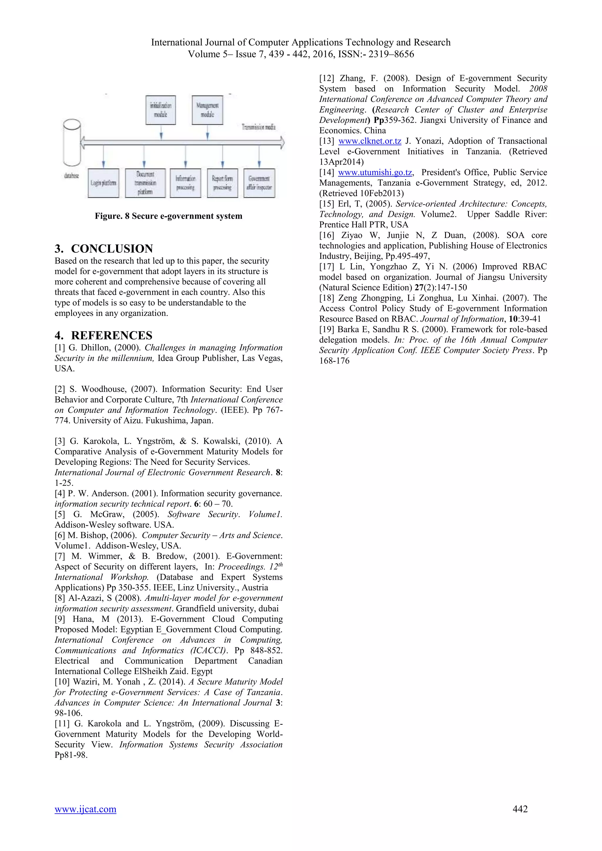 E-government Security Models | PDF