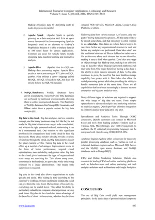 Big Data Analytics: Recent Achievements and New Challenges | PDF