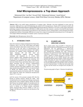 Intel Microprocessors- a Top down Approach | PDF