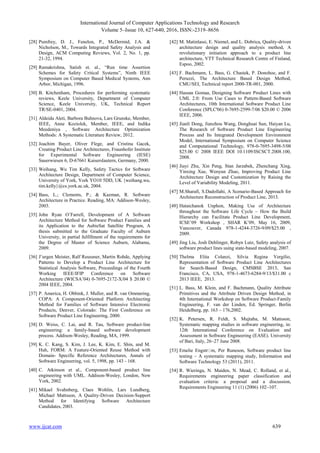 Safety-driven Software Product Line architectures Design, A Survey Paper | PDF