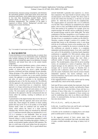 Content Distribution for Peer-To-Peer Overlays on Mobile Adhoc Networks to Fuzzy Cross-Layer ...