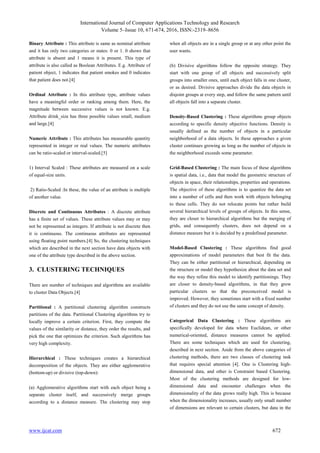 Literature Survey: Clustering Technique | PDF