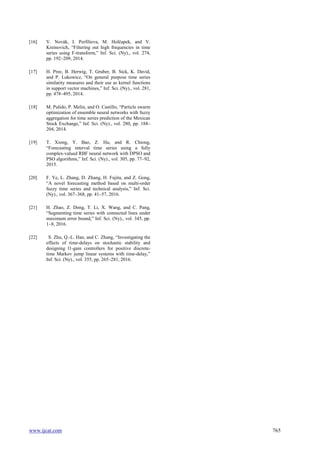 Time Series Forecasting Using Novel Feature Extraction Algorithm and Multilayer Neural Network ...