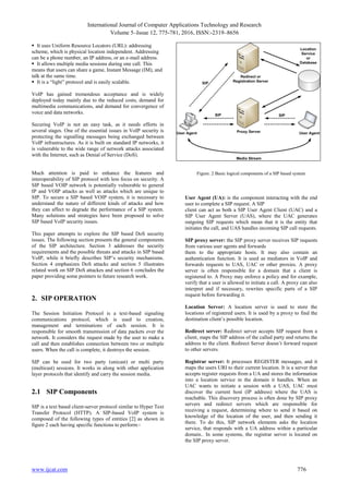 Review of SIP based DoS attacks | PDF | Computer Networking | Computing