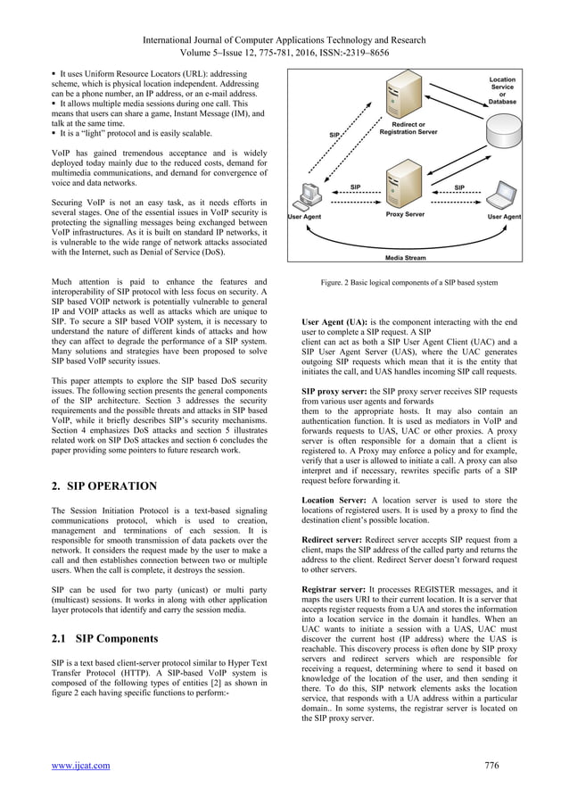 Review of SIP based DoS attacks | PDF | Computer Networking | Computing