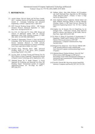 Review of SIP based DoS attacks | PDF | Computer Networking | Computing