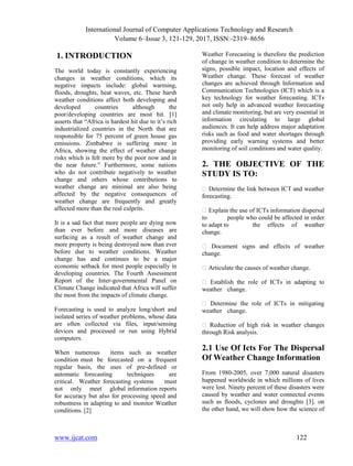 ICT: A Cornerstone for Effective Weather Forecasting | PDF | Weather ...