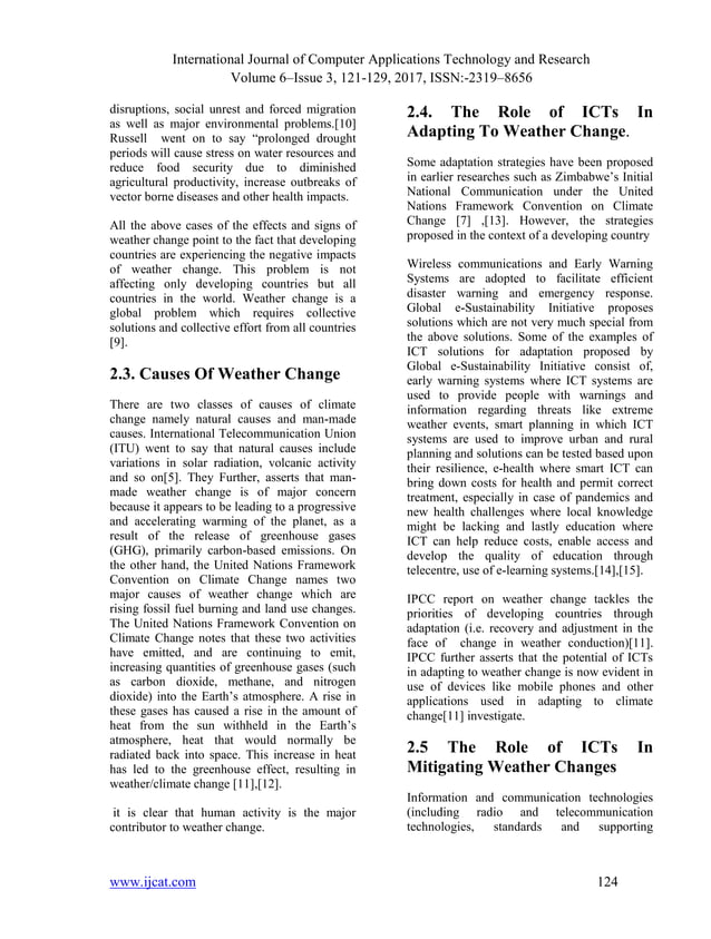 ICT: A Cornerstone for Effective Weather Forecasting | PDF | Weather ...