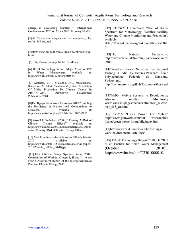 ICT: A Cornerstone for Effective Weather Forecasting | PDF | Weather ...