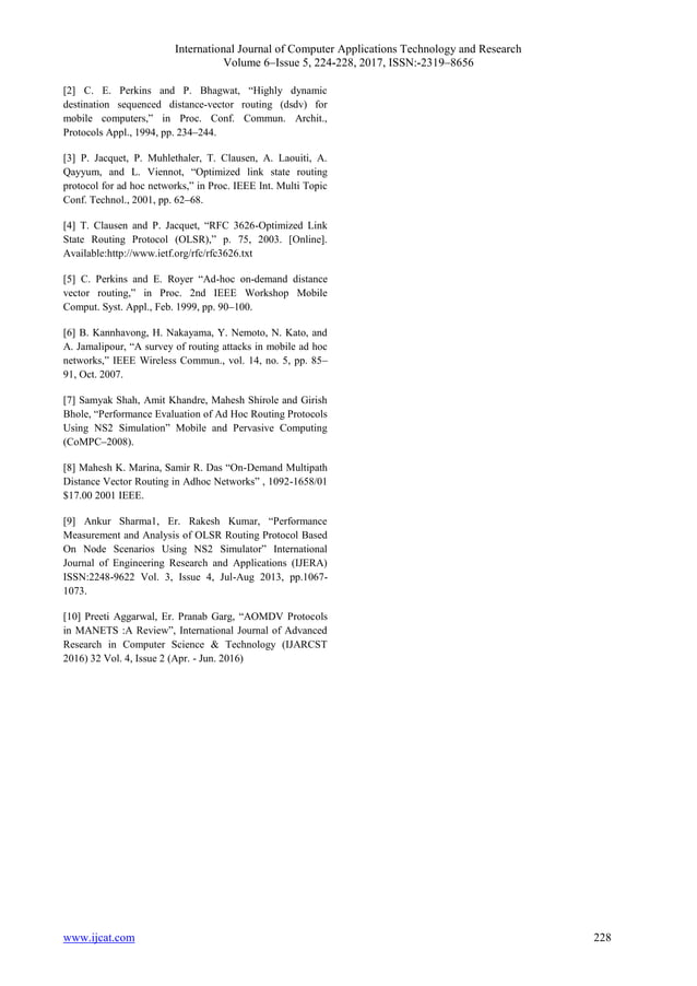 Optimised Proactive Link State Routing For DOS Attack Prevention | PDF