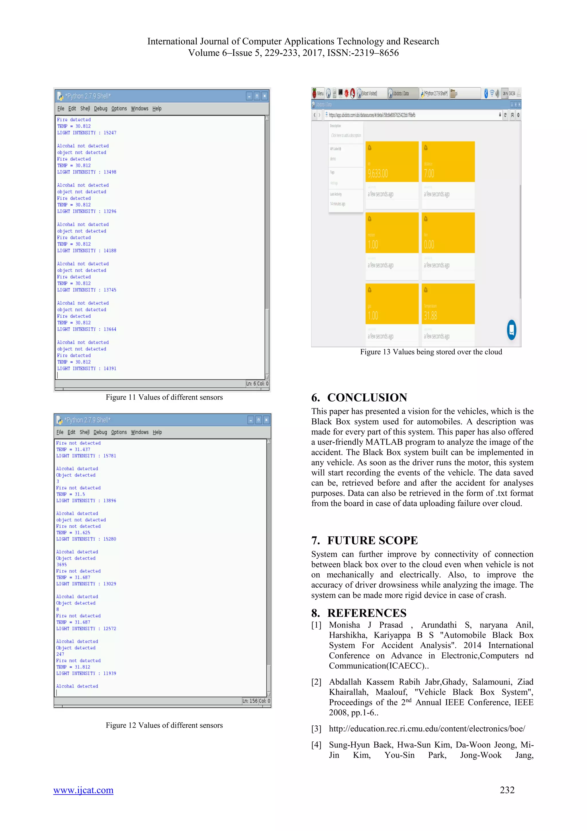 Black Box for Accident Analysis Using MATLAB-Image Processing | PDF
