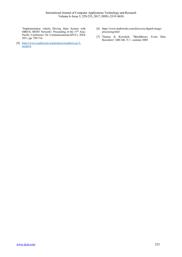 Black Box for Accident Analysis Using MATLAB-Image Processing | PDF