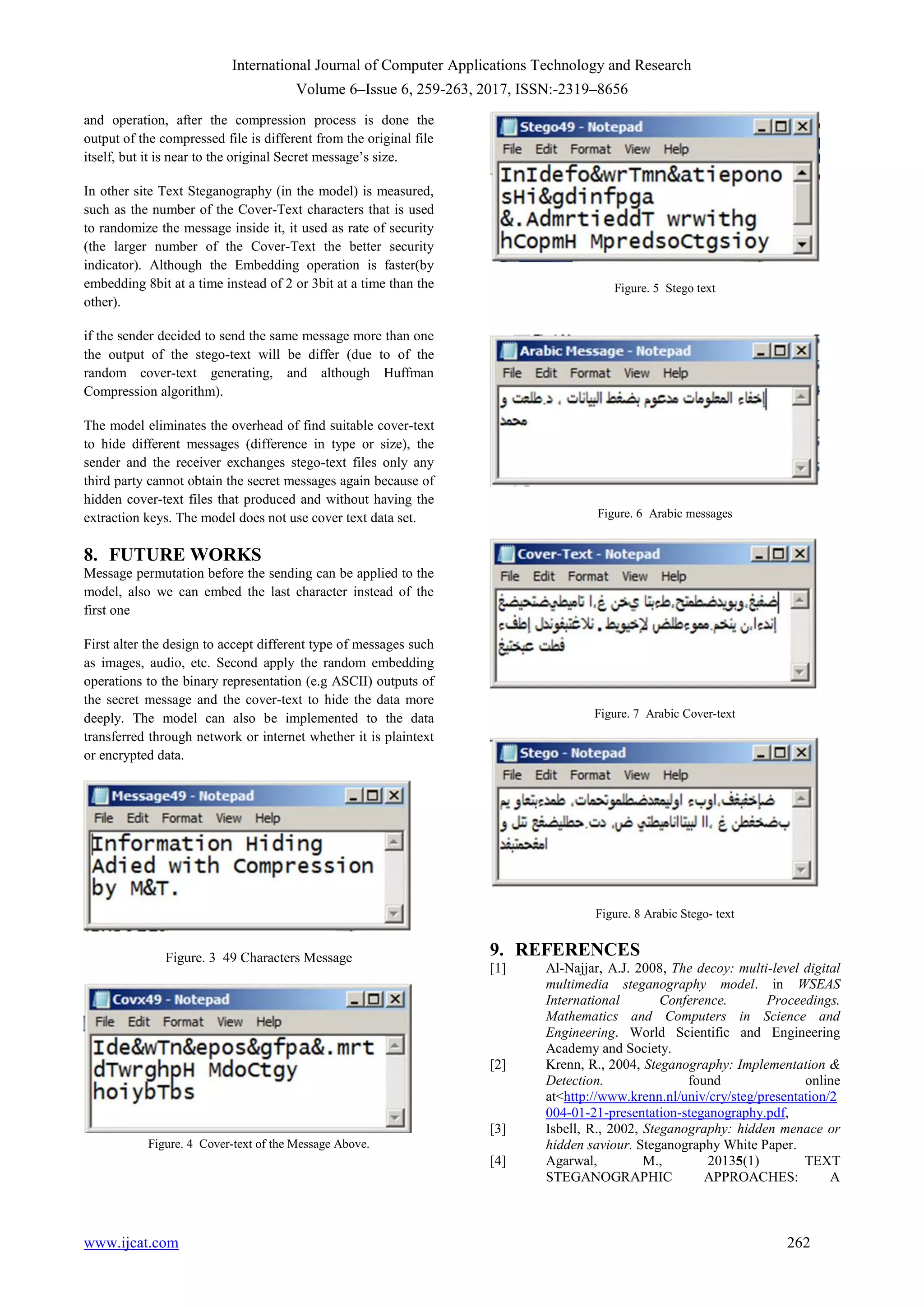 Text Steganography Using Compression and Random Number Generators | PDF
