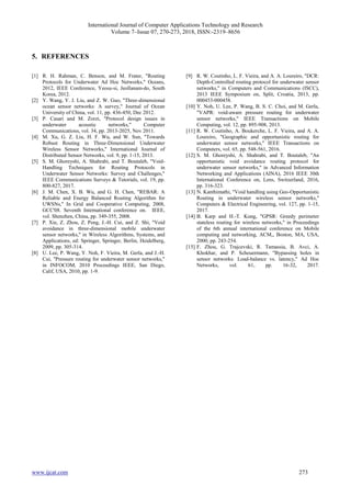 Comparative analysis on Void Node Removal Routing algorithms for Underwater Wireless Sensor ...